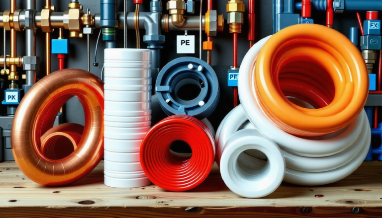 Les types de tuyaux en plomberie : guide pour choisir entre cuivre, PVC et PER - Plombier d'à côté